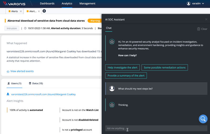 Varonis Introduces Athena AI to Transform Data Security and Incident Response